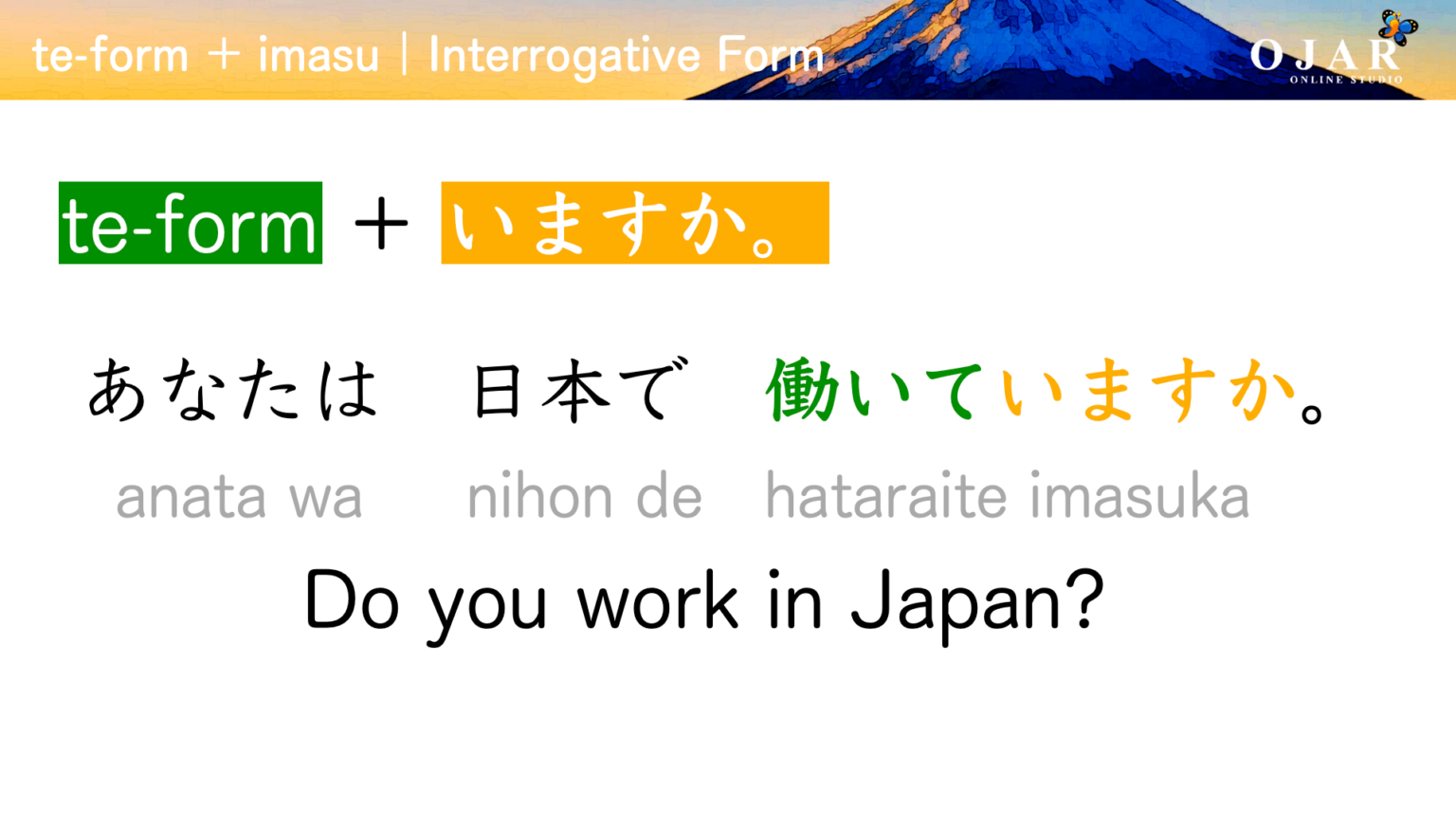 Minna no Nihongo 15 ②：The Present Progressive Form te-form + imasu ...