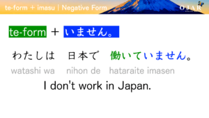 Minna no Nihongo 15 ②：The Present Progressive Form te-form + imasu ...